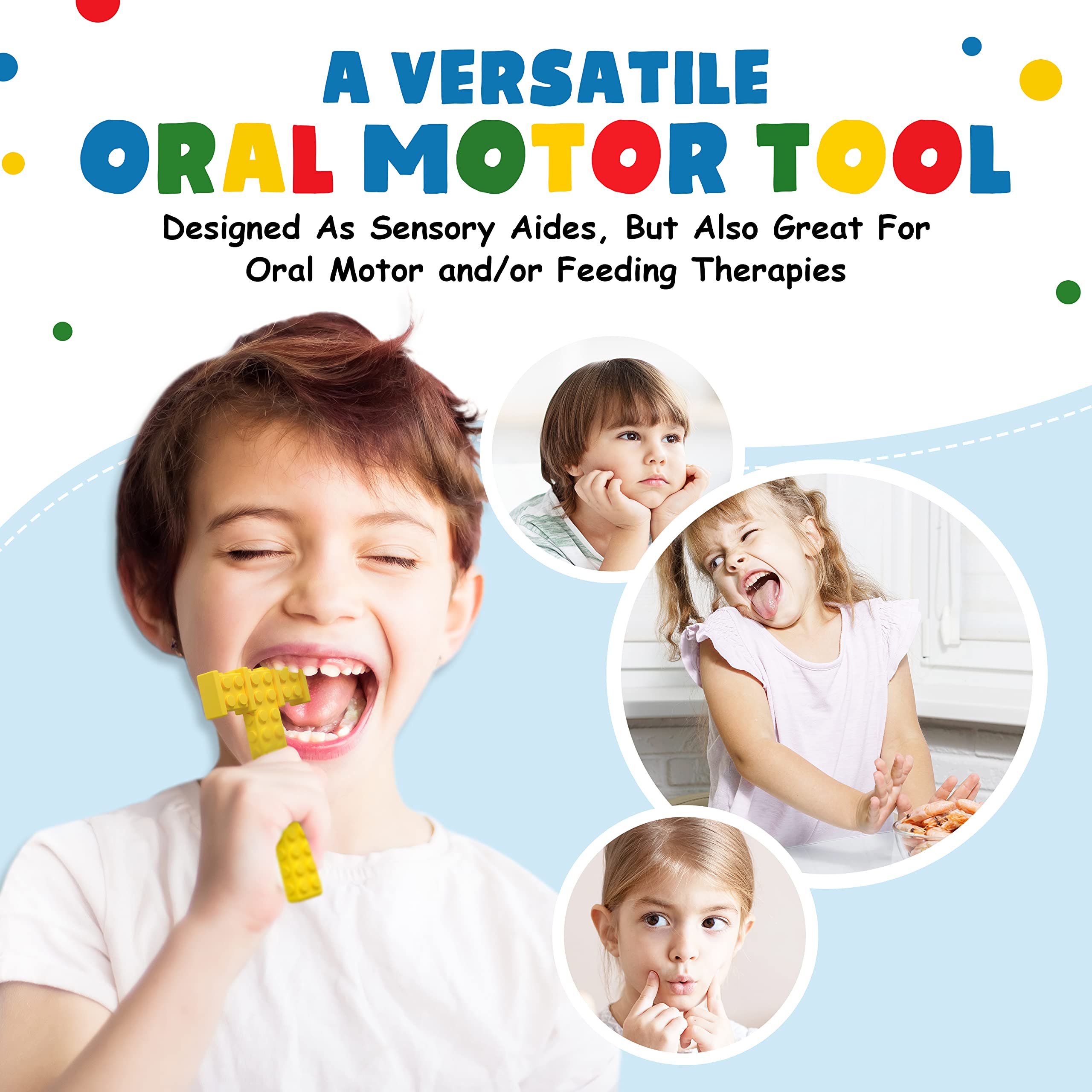 Lull Kids Chewy Tubes Oral Motor Tool – Sensory Toys for Autistic ...