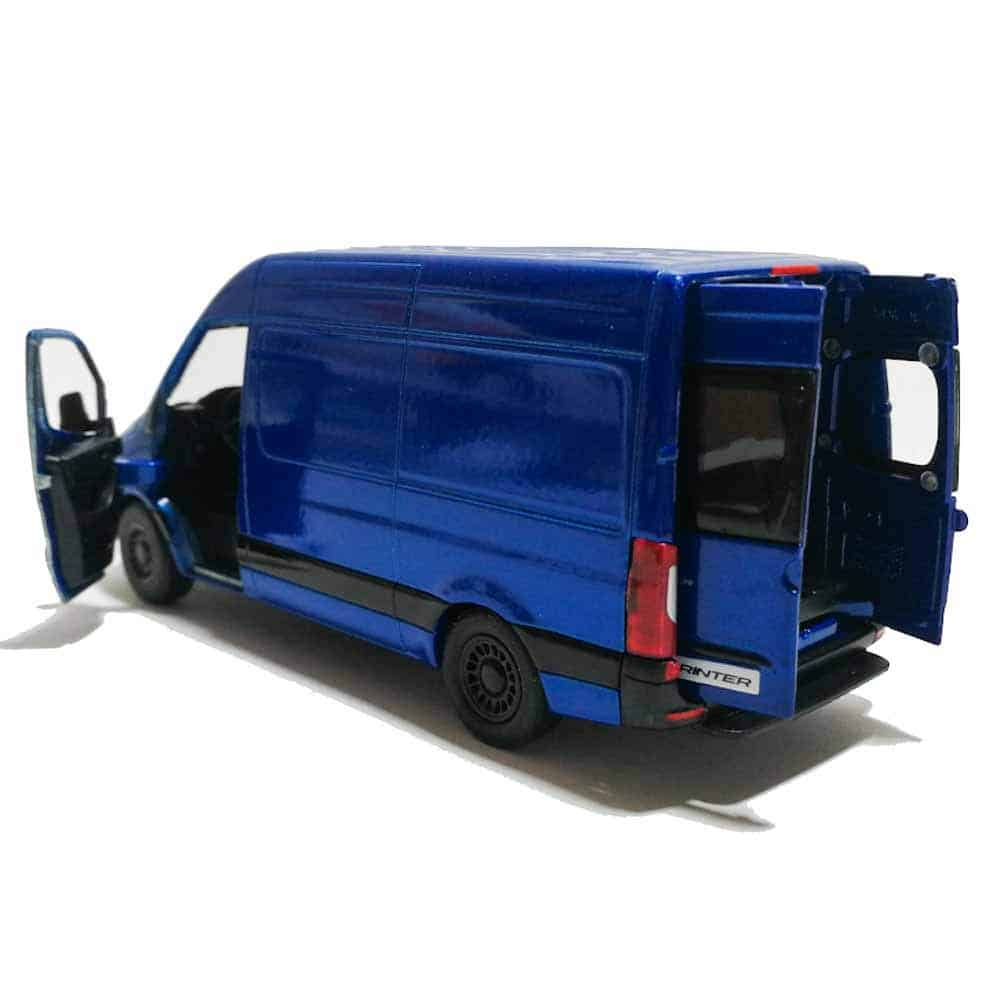 KiNSMART 2019 Mercedes-Benz Sprinter Cargo Van Blue 1:48 O Scale Die ...